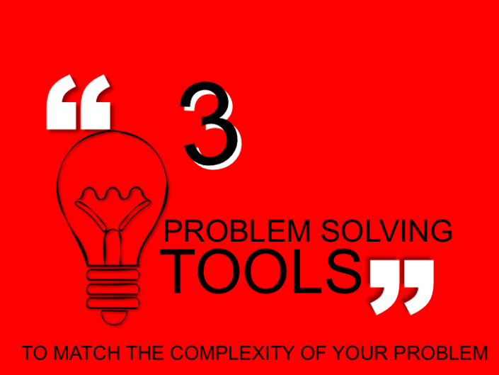 When to "A3"? - Three problem solving tools to match the complexity of ...