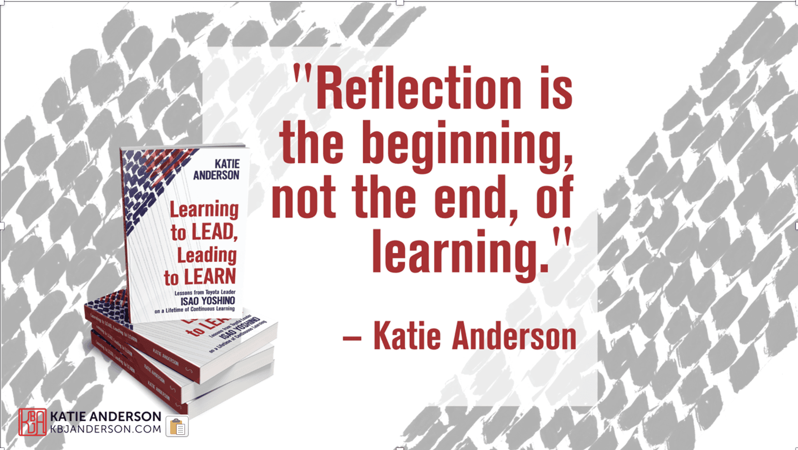 Reflection is the Beginning....Looking Back and Ahead with "Learning to ...