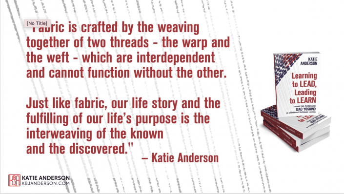 What does your life tapestry look like? - Katie Anderson